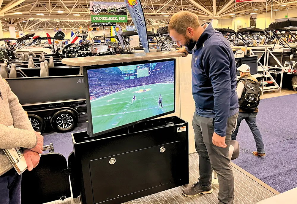 A Television on a Pontoon?